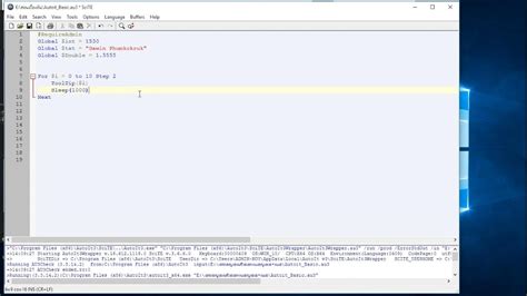 Autoit Basic 5 การใช้ลูป For To Step Next Youtube