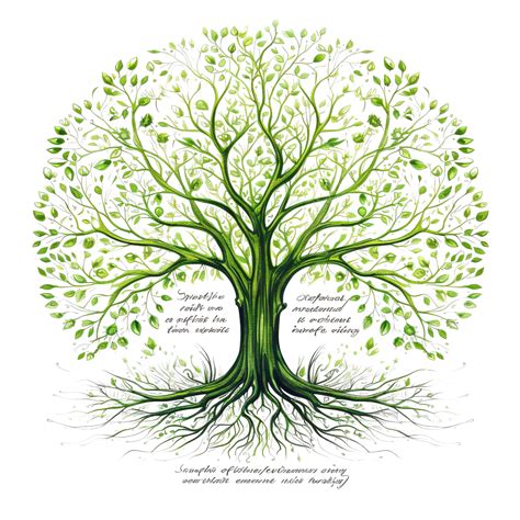 شجرة مع الاقتباس شجرة نمو الشجرة حب العائلة Png صورة للتحميل مجانا