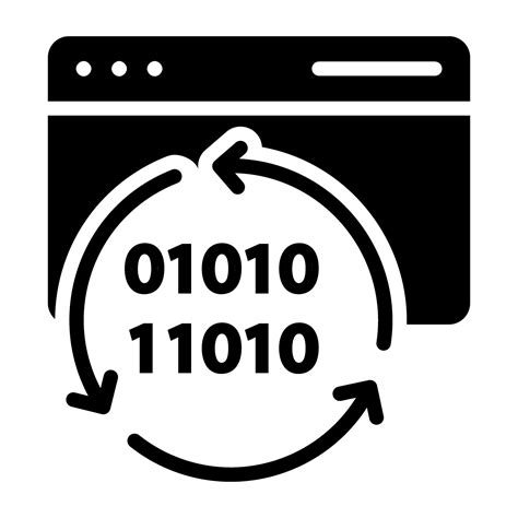 Perfect Design Vector Of Online Binary Data Vector Art At Vecteezy