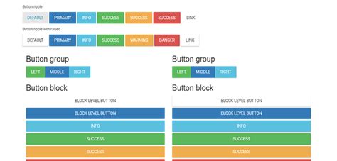 Bootstrap Material Style Button Bootstrap Themes
