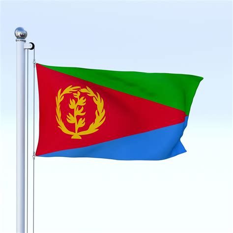 Animated Eritrea Flag 3d Asset Cgtrader