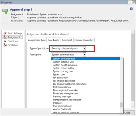 Workflow Assignment Participant Based Approval In Microsoft Dynamics 365 Finance And