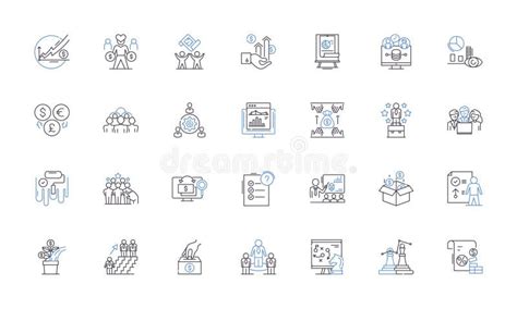 Standards Line Icons Collection Criteria Norms Benchmarks Guidelines Protocols Measures