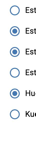 Dynamic List Of Radio Options Arent Recognized As A Radio Group Ui