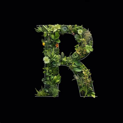 Premium Photo Letter R