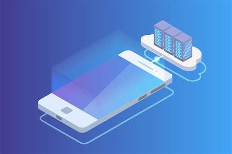 클라우드 컴퓨팅 기술 3d 아이소메트릭 개념 벡터 일러스트입니다 3차원 형태에 대한 스톡 벡터 아트 및 기타 이미지 3차원