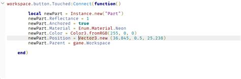 Touch To Create Part Not Working Why Scripting Support Developer Forum Roblox