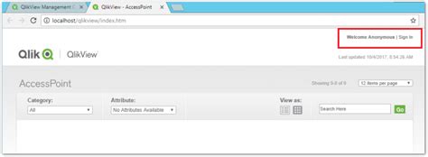 how to enable sign in and sign out on the qlikview qlik community