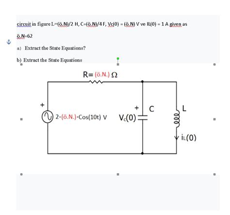 solved circuit in figure l 0 n 2 h c 0 n 4f vc0