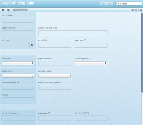 Pt Pd Printing Database Template Pradip Malde Classes