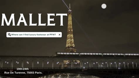 Mallet London On Linkedin Were Excited To Announce That Mallet Will Return To Paris Fashion Week…