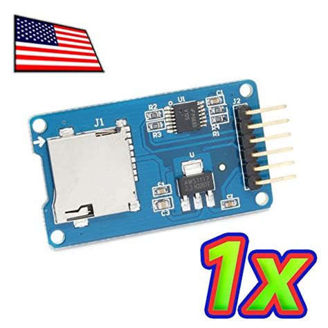 Upgrade Industries Micro Sd And Memory Card Breakout Shield Module Via Spi For Arduino