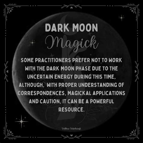 Dark Moon Magick Dark Moon Magic Spell Book Witchcraft Spell Books