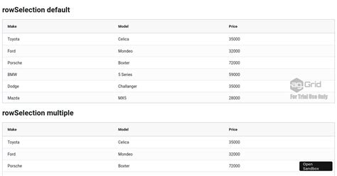 Ag Grid Copy Cells Codesandbox