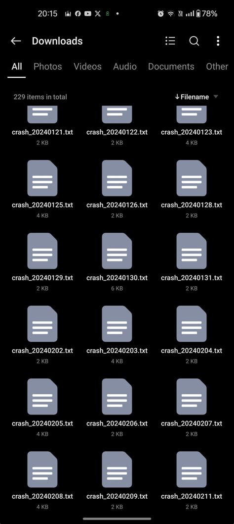 Anyone Else Having These Log And Crash Txt Files Under Downloads