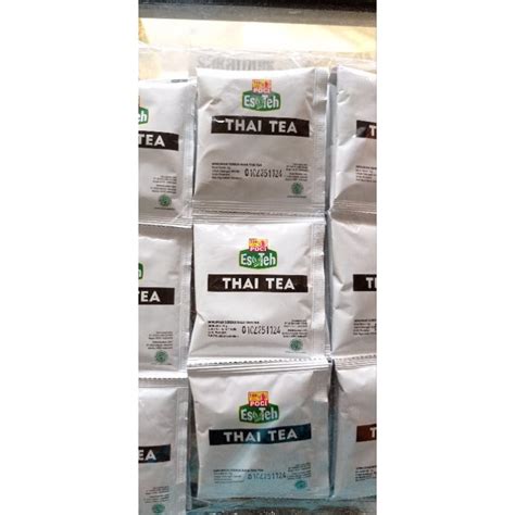 Jual Serbuk Thai Tea Poci 1 Renceng Isi 10 Pcs Original Poci