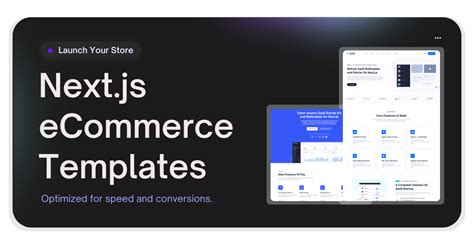 Nextjs E Commerce Templates For Scalable Online Stores