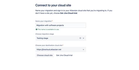 Migration Options Using The Assistant Atlassian Support