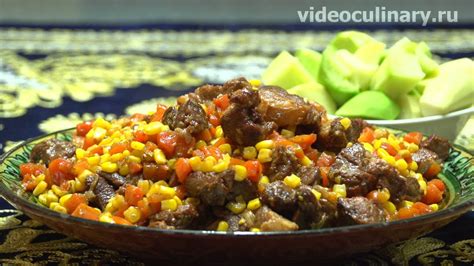 Кукуруза с мясом по-узбекски - Рецепт Бабушки Эммы - YouTube