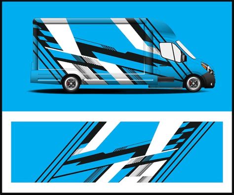 자동차 랩 디자인 또는 추상 텍스처 그래픽 및 일러스트레이션 프리미엄 벡터