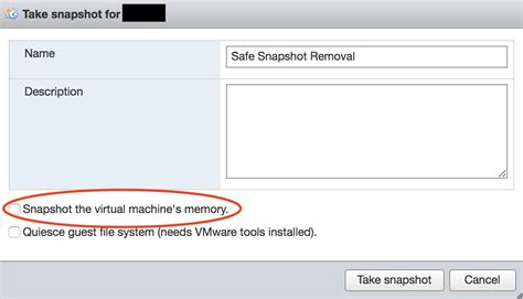 Can A Big Vmware Snapshot Be Deleted This Way Server Fault