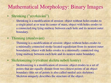 Ppt Mathematical Morphology Powerpoint Presentation Free Download