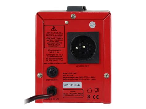 Voltage stabilizer AVR-1000 1000W Botland - Robotic Shop
