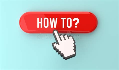 How To Text On Web Button Pixel Clickable Interface Web Banner Stock