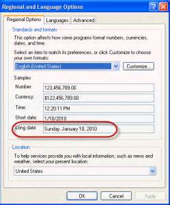 How To Change The Calendar Date Format Outlook Tips