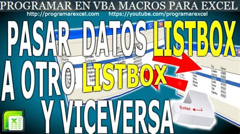 439 Como ️ Copiar Y Eliminar Item Al Pasar De 🔥 Listbox A Otro Listbox Con Enter Y Viceversa