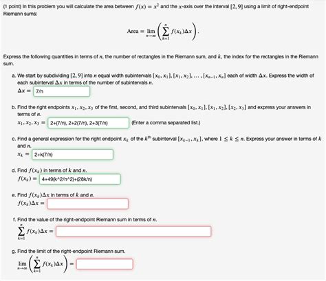 Solved Point In This Problem You Will Calculate The Area Chegg