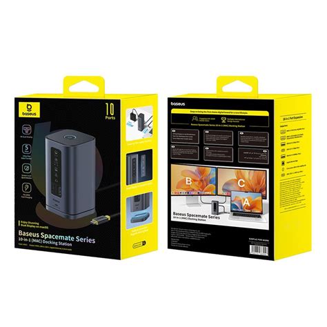 Baseus Spacemate Series In Working Station Multifunctional Usb C Type C Hub Adapter