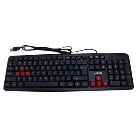 Black Intex Wired Keyboard At ₹ 250piece In New Delhi Id 14113152191