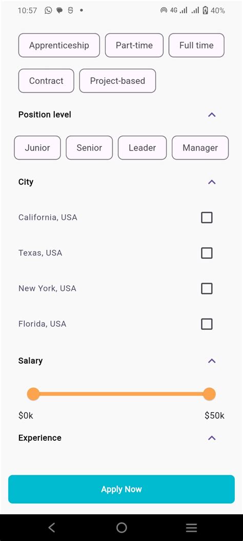 Flutter JobFinder UI Kit Build Modern Efficient Job Search Apps By CodentraTech