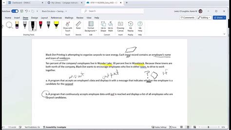 Cis125 Blackdotproblemstatement Mod3 Pseudocode Youtube Cis125 Blackdotproblemstatement Mod3 Pseudocode Youtube
