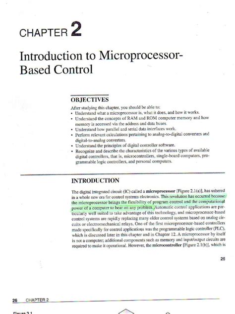 Introduction To Microprocessor Based Control Pdf Microcontroller