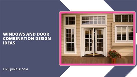 Windows And Door Combination Design Ideas