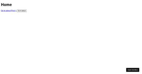 react router demo codesandbox