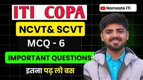 Iti Trade Copa Iti Copa Trade Exam Paper 2024 Copa Classes By Tt