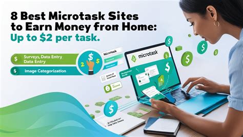 8 Best Microtask Sites To Earn Money From Home Up To 2 Per Task