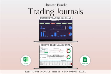 Trading Journals Futures And Crypto Excel Graphic By Chartsheets · Creative Fabrica