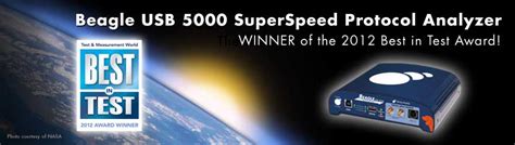 Beagle Usb 5000 Superspeed Protocol Analyzer Wins Tmws Best In Test