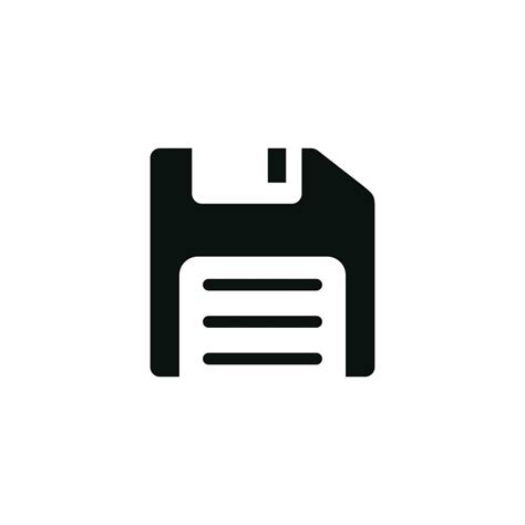 Floppy Disk Icon Isolated On White Background Vector Art At Vecteezy