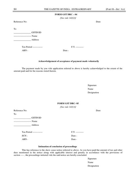 Form Gst Drc 04 Pdf