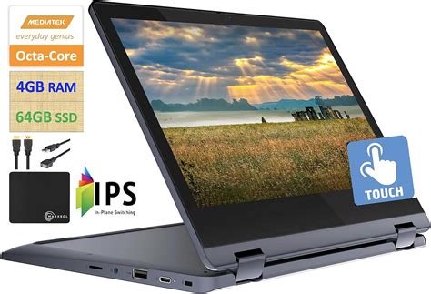 Amazon Com Lenovo X360 11 6 Inch HD Touch Chromebook Spin 2 In 1 Laptop MediaTek MT8183 4GB