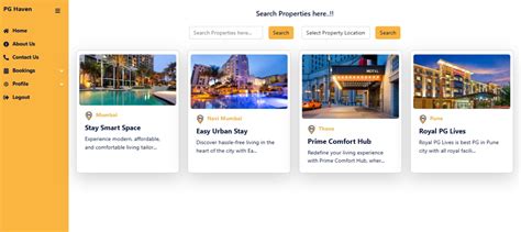Pg Room Booking System Project Using Spring Boot React Js And Mysql Pg Management System