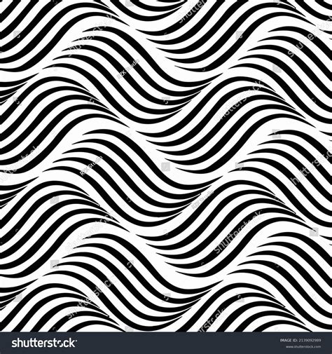 Black Wave Pattern White Background Stock Illustration 2139092989 Shutterstock