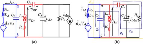 equivalent circuits of sstr depicting a switching cycle averaged