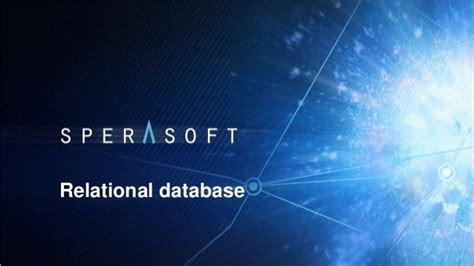 The Theory Of Relational Databases
