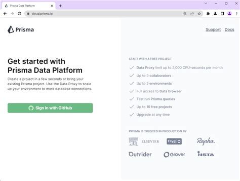 how to setup and use prisma in deno 2025